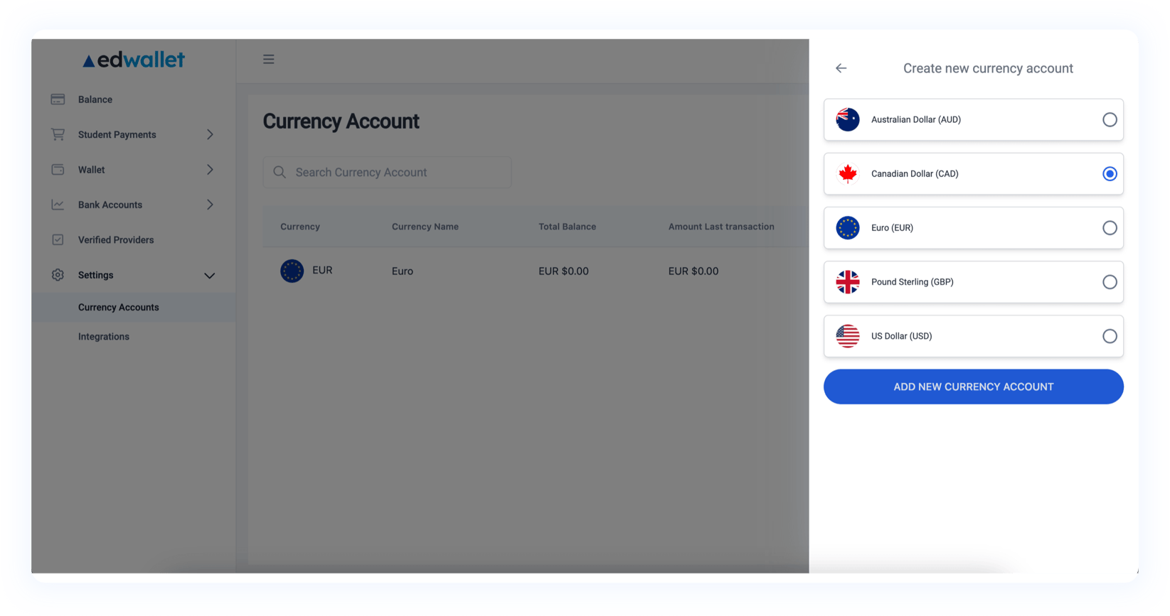 How to set up your EdWallet account
